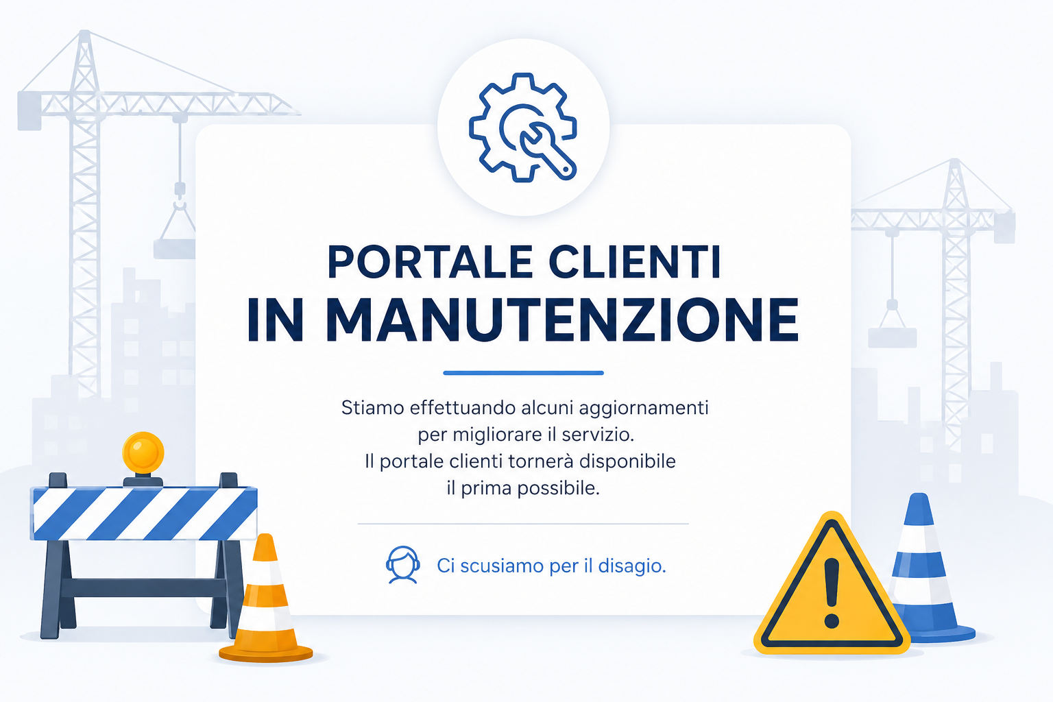 Portale Clienti in Manutenzione